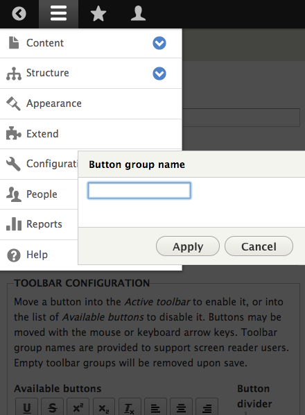 Drupal dialog modal background z-index is set too low to reliably occlude core UI components ...